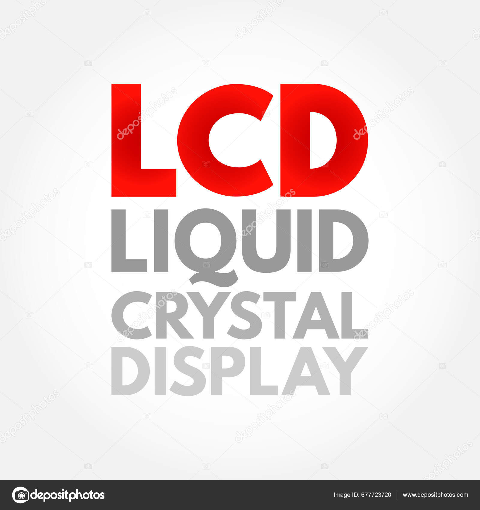 Lcd Liquid Crystal Display Type Flat Panel Display Which Uses Stock ...