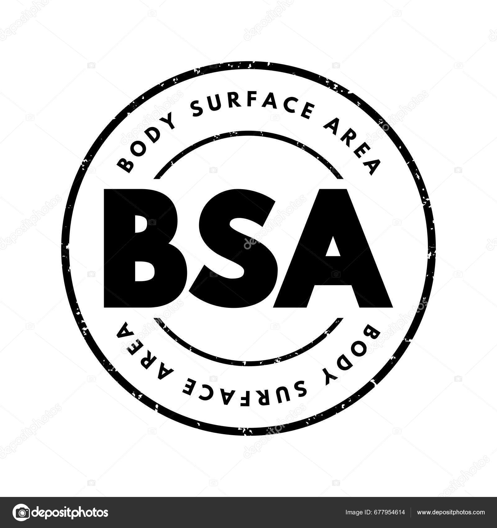 Área Superficie Corporal Bsa Área Superficie Medida Calculada Cuerpo ...