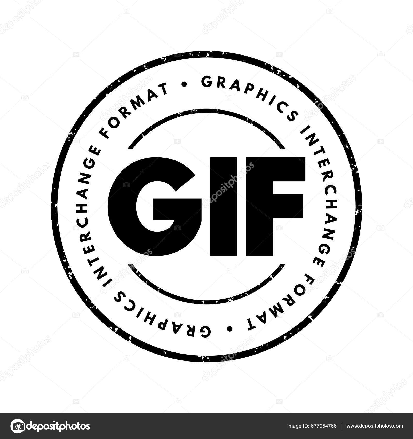 Gif Graphics Interchange Format Tipo Formato Imagen Mapa Bits Acrónimo ...