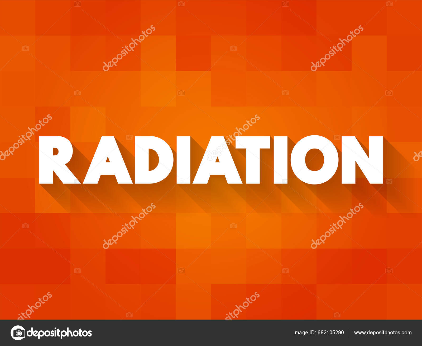 Radiation Energy Comes Source Travels Space Speed Light Text Concept ...