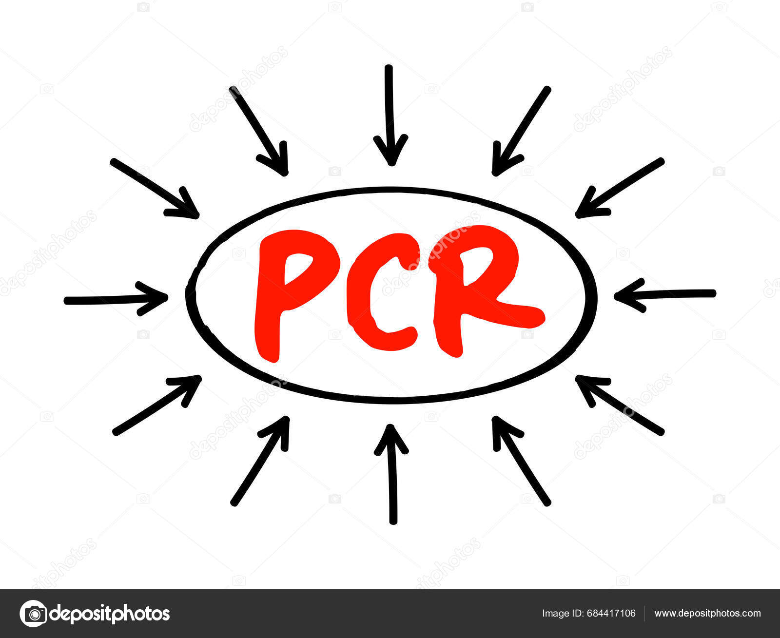 Pcr Polymerase Chain Reaction Laboratory Technique Used Amplify Dna ...