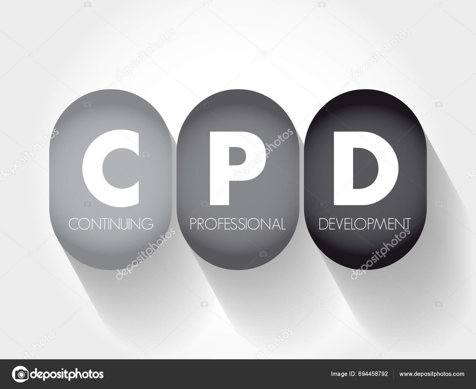 Cpd Continuing Professional Development Acronym Business Concept ... Cpd Continuing Professional Development Acronym Business Concept ...