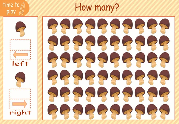 Children's Educational Game Tasks Count How Many Objects Facing Which ...