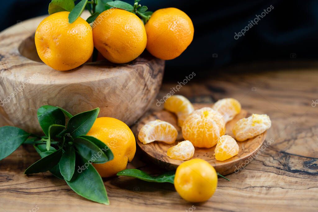 Calamondin Orange nitro fortunella macrocarpa es un híbrido de ...