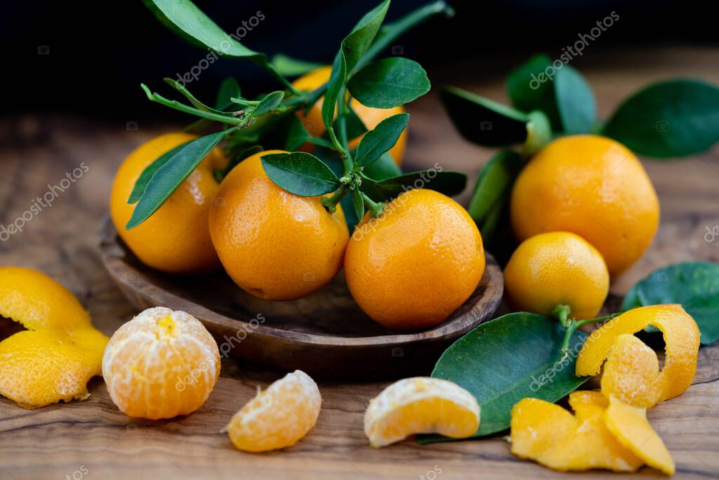 Calamondin Orange nitro fortunella macrocarpa es un híbrido de ...