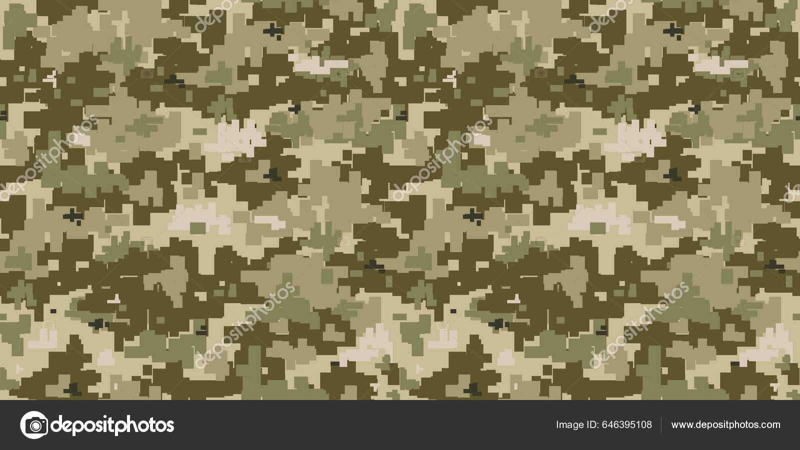 Camouflage Armed Forces Ukraine Pixel Texture Printing Seamless Pattern ...
