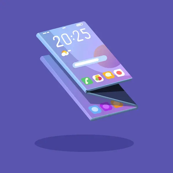 Foldable phone Vector Images | Depositphotos