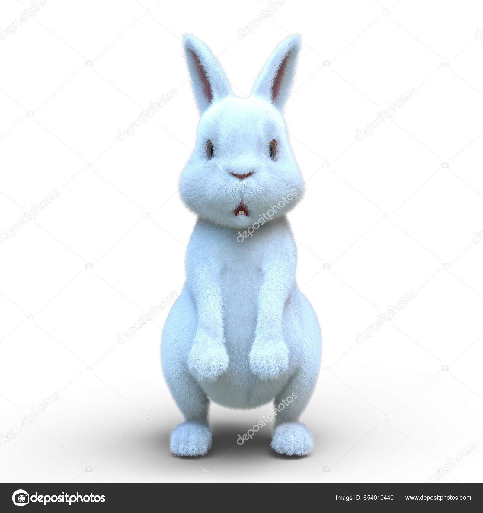 Rendering White Rabbit — Stock Photo © TsuneoMP #654010440