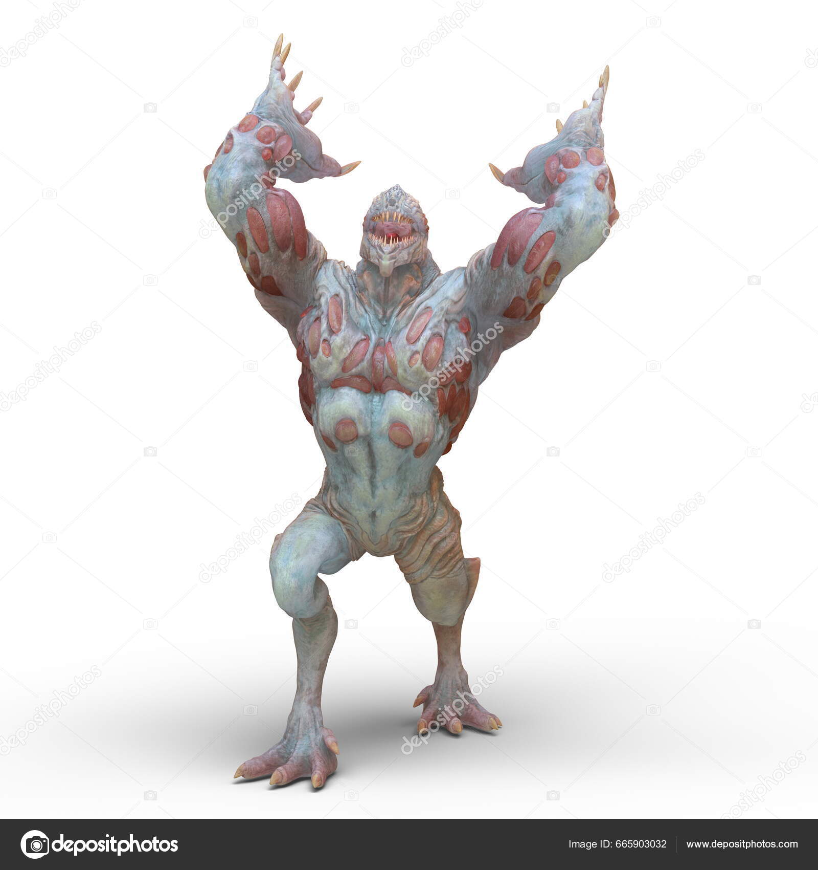 Rendering Undead Monster — Stock Photo © TsuneoMP #665903032