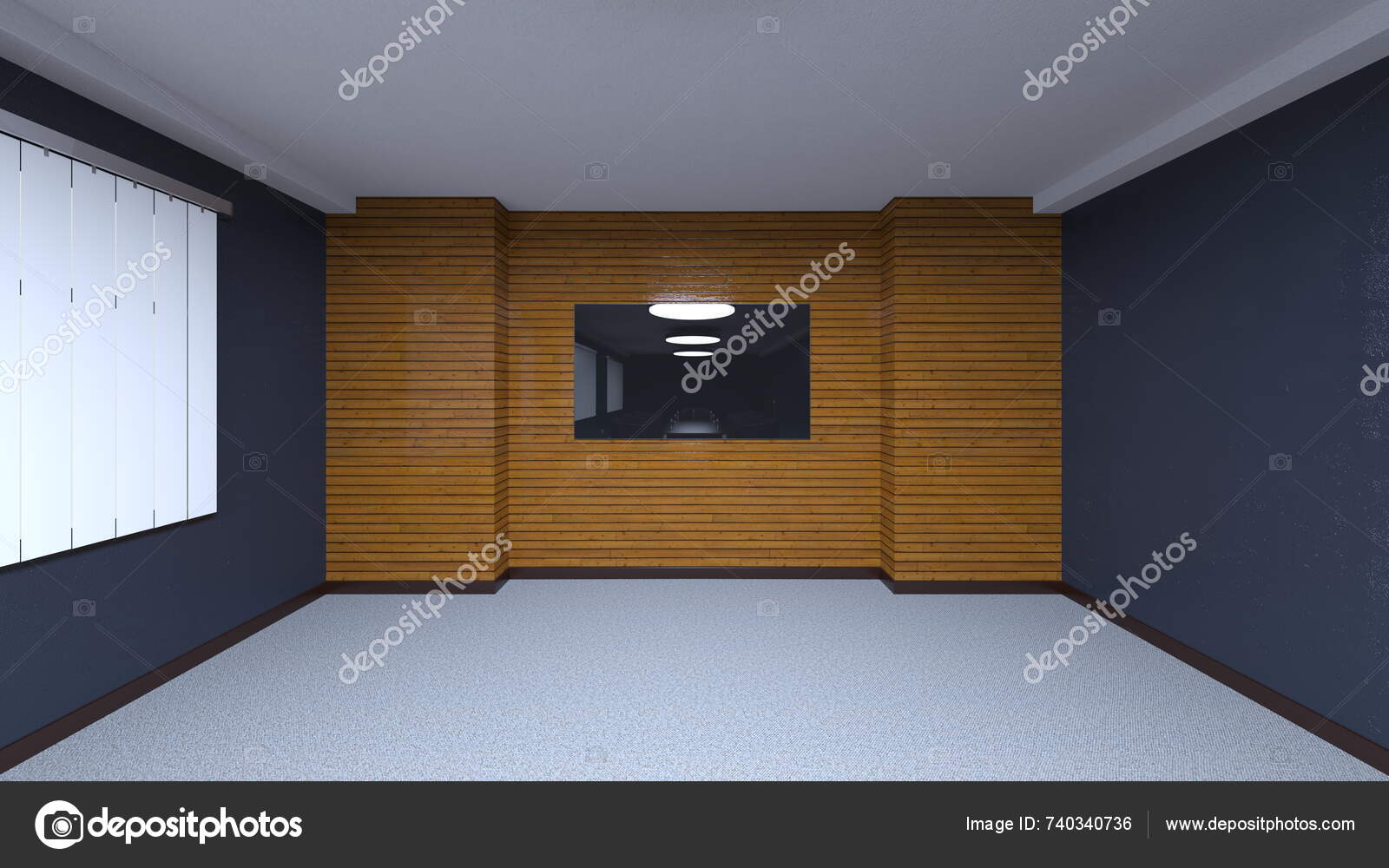 Rendering Conference Room — Stock Photo © TsuneoMP #740340736