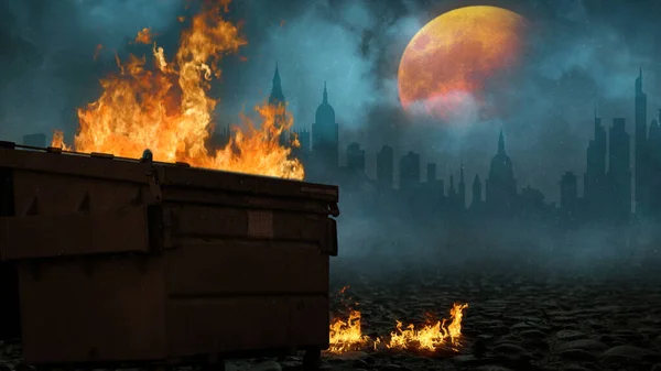 Dumpster fire Stock Photos, Royalty Free Dumpster fire Images ...