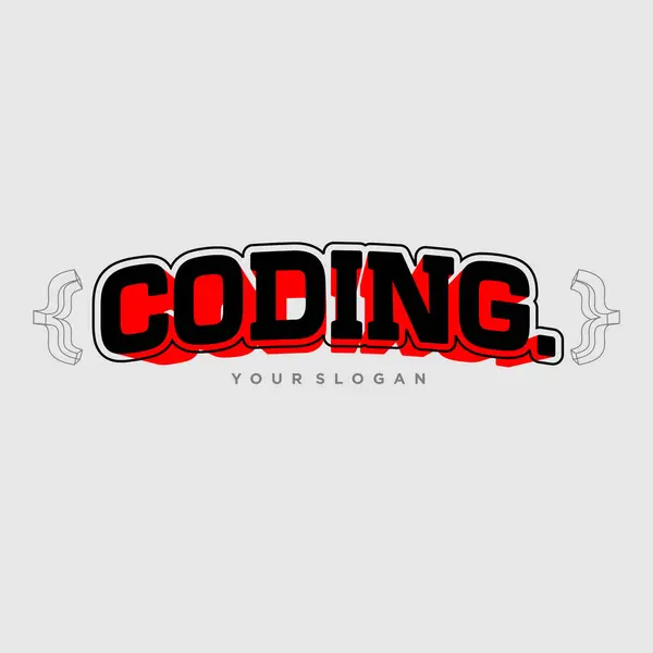 Logo Coding Vector Programmer Logo Icon Technology Symbol Code Logo Stock Vector by ...