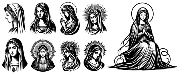 Virgen maría tatuaje Vector Images | Depositphotos