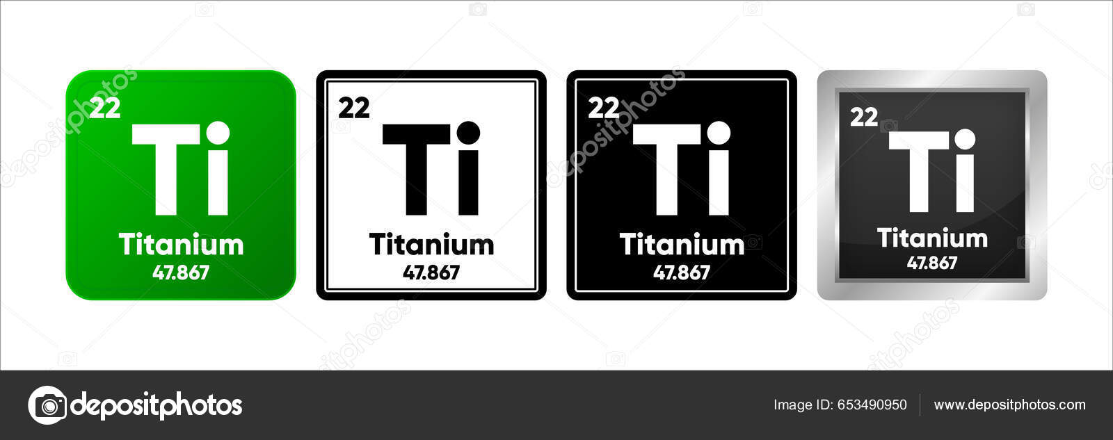 Titanium Chemical Element Atomic Number Atomic Mass Electronegativity ...