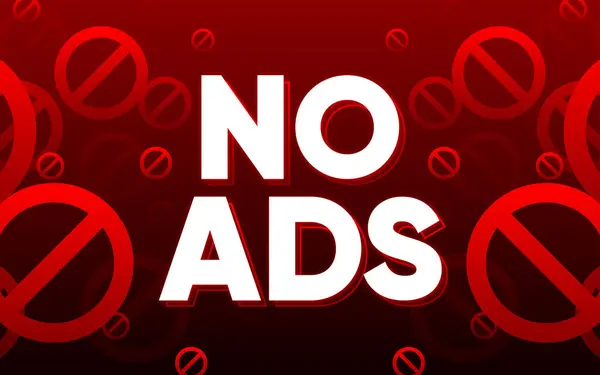 No ads Vector Images | Depositphotos