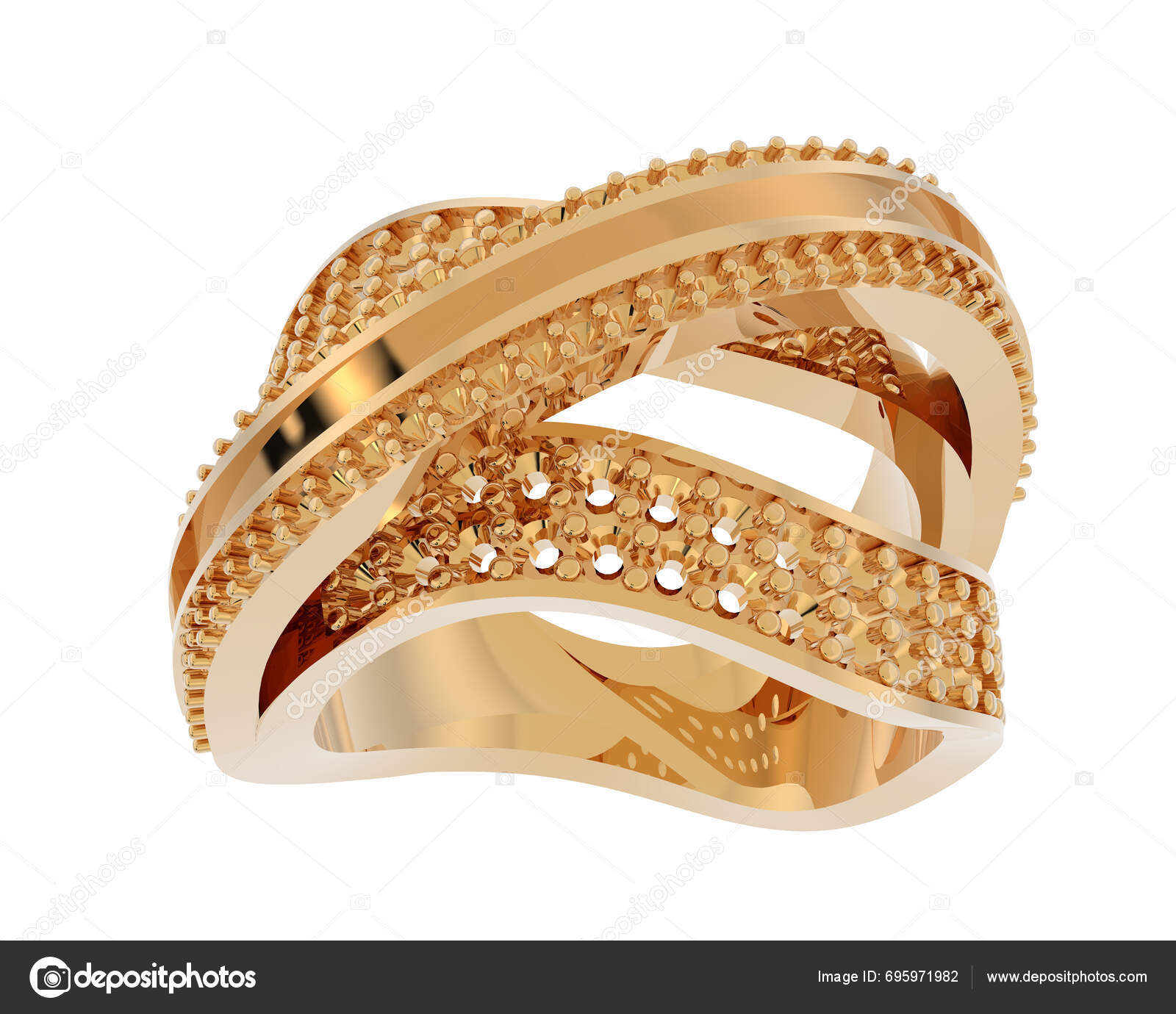 Ring Isolated Background Rendering Illustration — Stock Photo ...