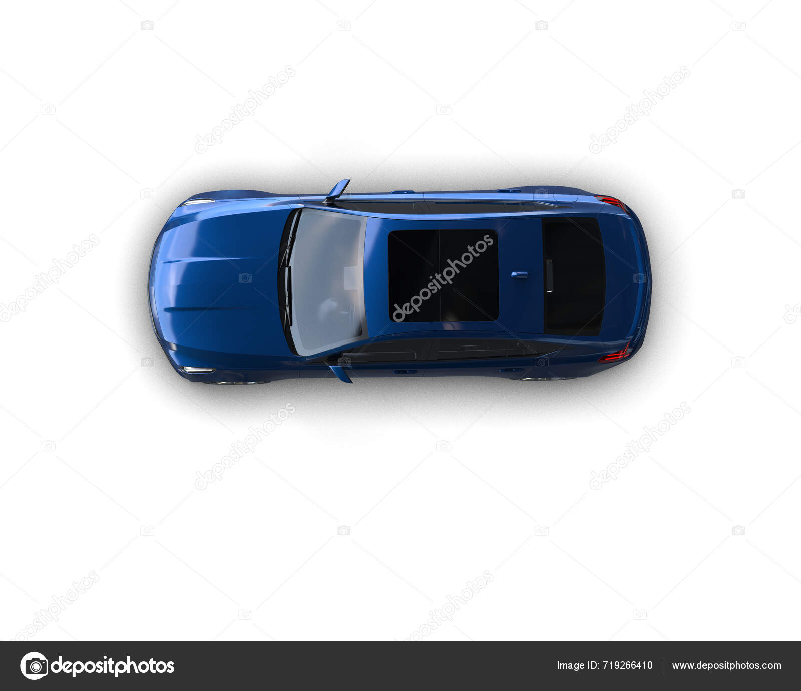 Car Side View Isolated White Background — Stock Photo ...