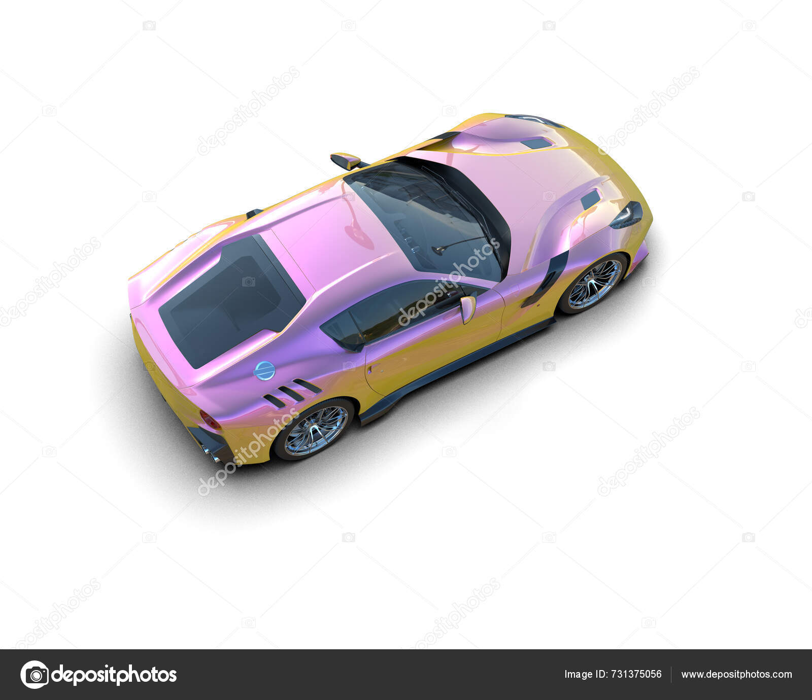 Sports Car Rendering Illustration — Stock Photo © ChristianNastase ...