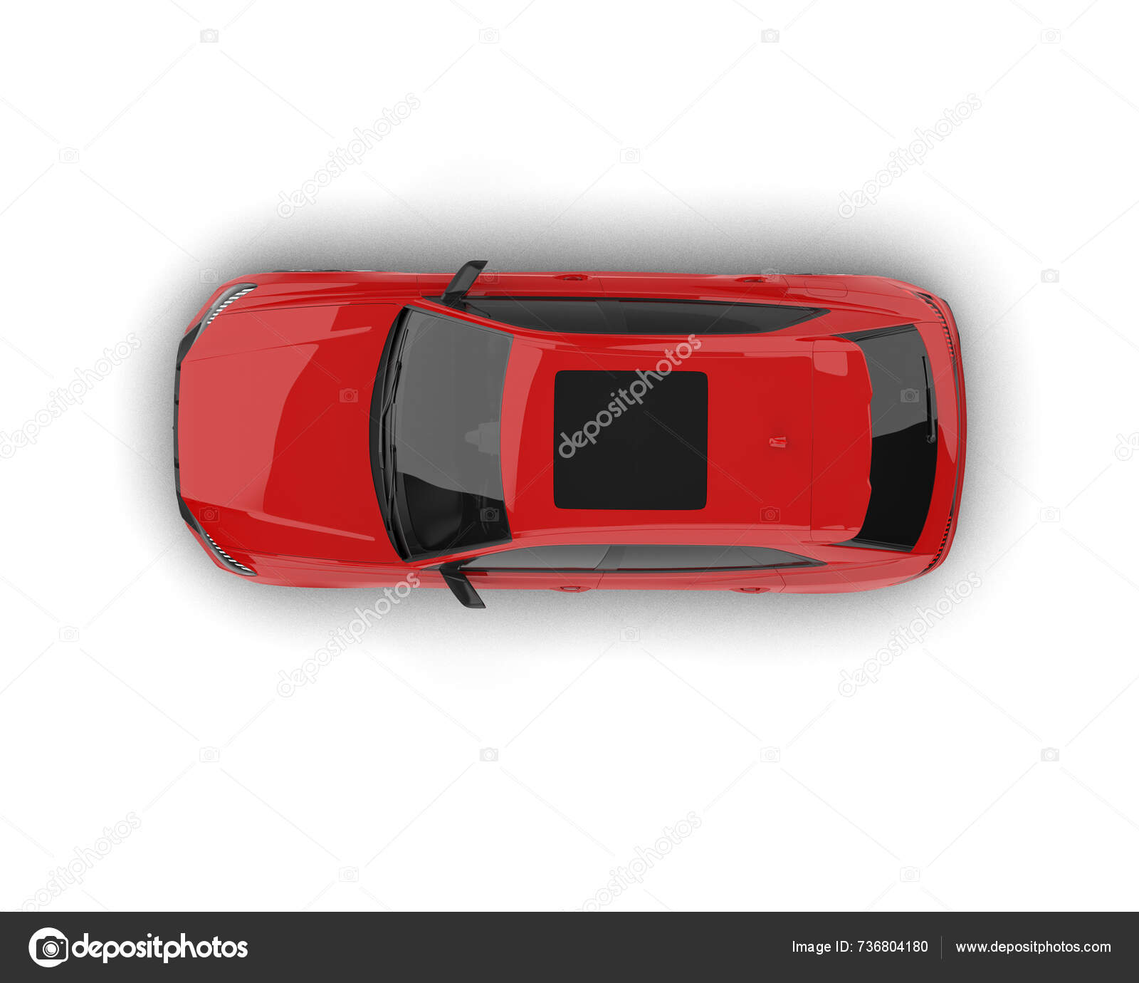 Car Red Isolated White Background — Stock Photo © ChristianNastase ...