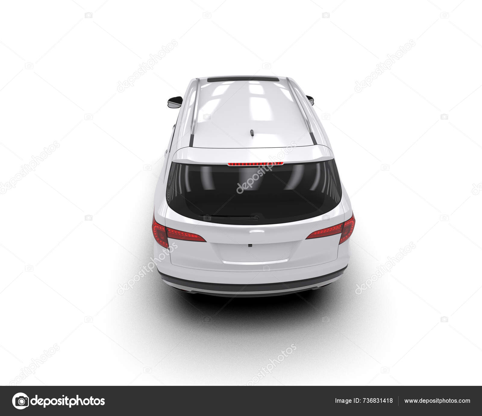 Modern Car Back Side View — Stock Photo © ChristianNastase #736831418