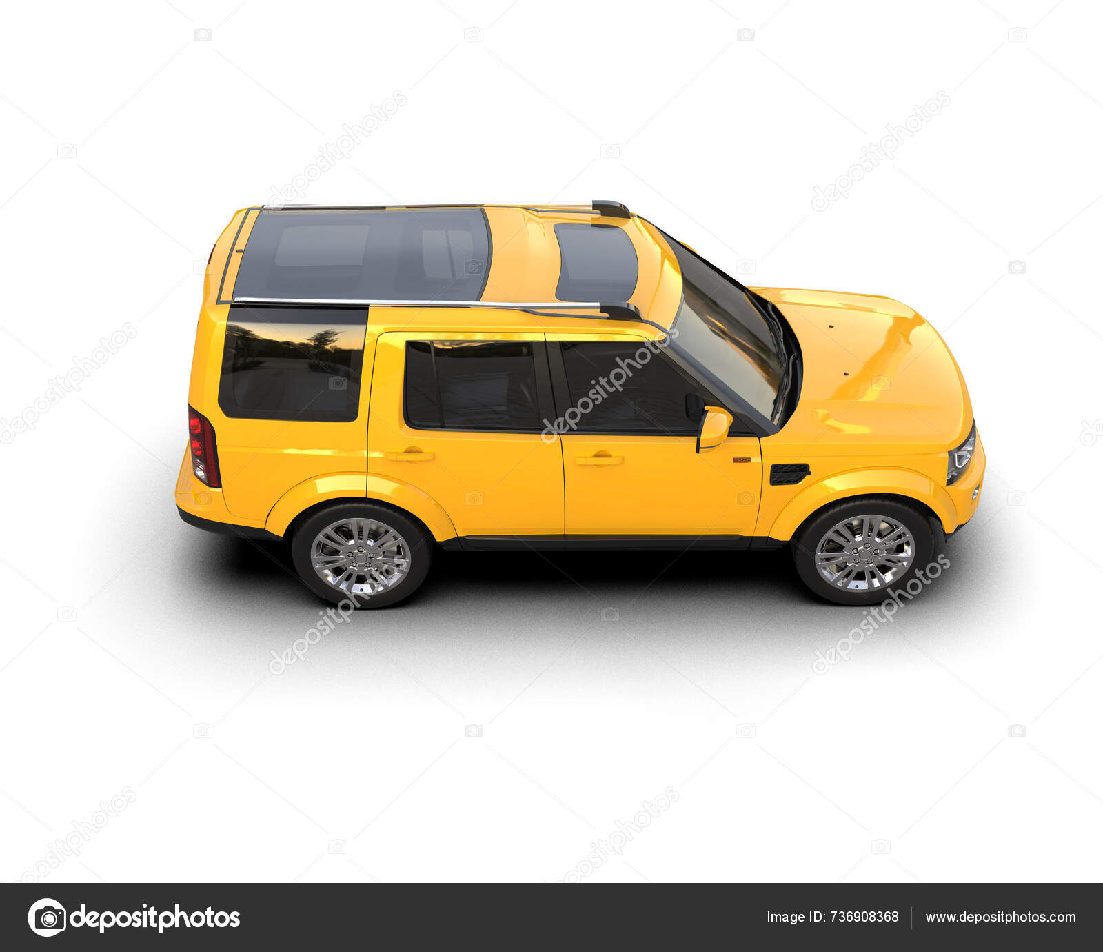 Yellow Modern City Car — Stock Photo © ChristianNastase #736908368