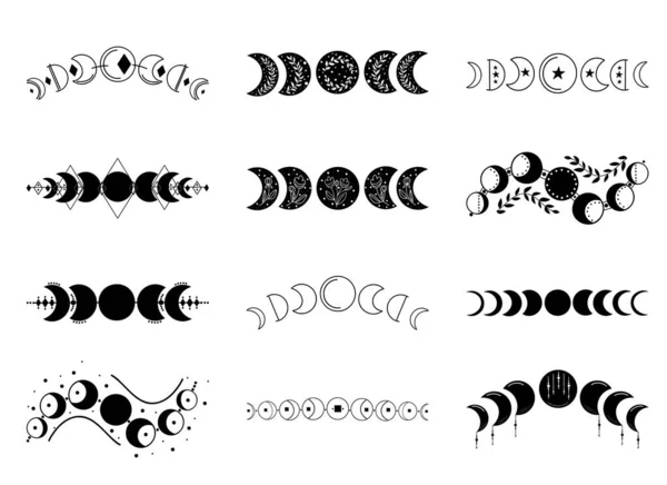 Moon Phases Border