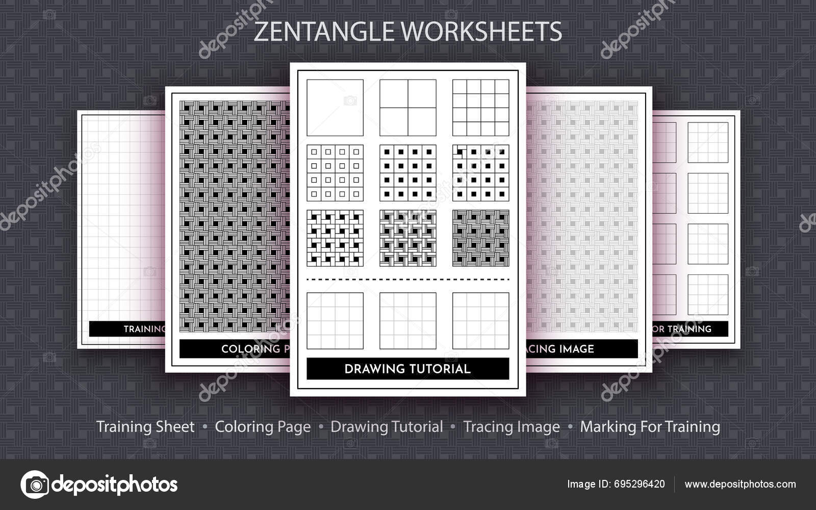 Hur Man Ritar Zentangle Steg För Steg Ritning Handledning Ritningsguide ...