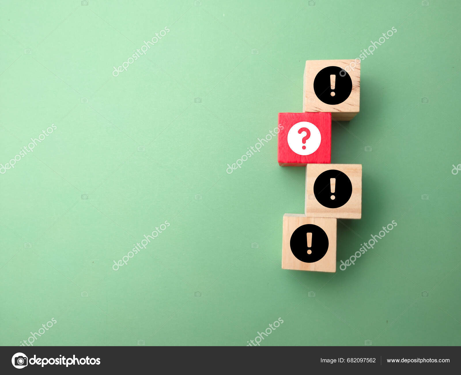 Red Wood Cubes Rejected Replaced Wood Cubes Concept Questions Answers ...