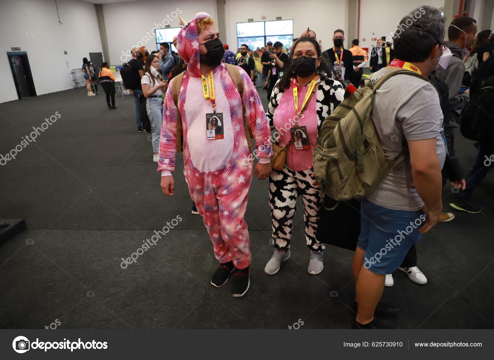 Crowd Movement Booths Comic Con Experience Ccxp Fair Sao Paulo – Stock ...