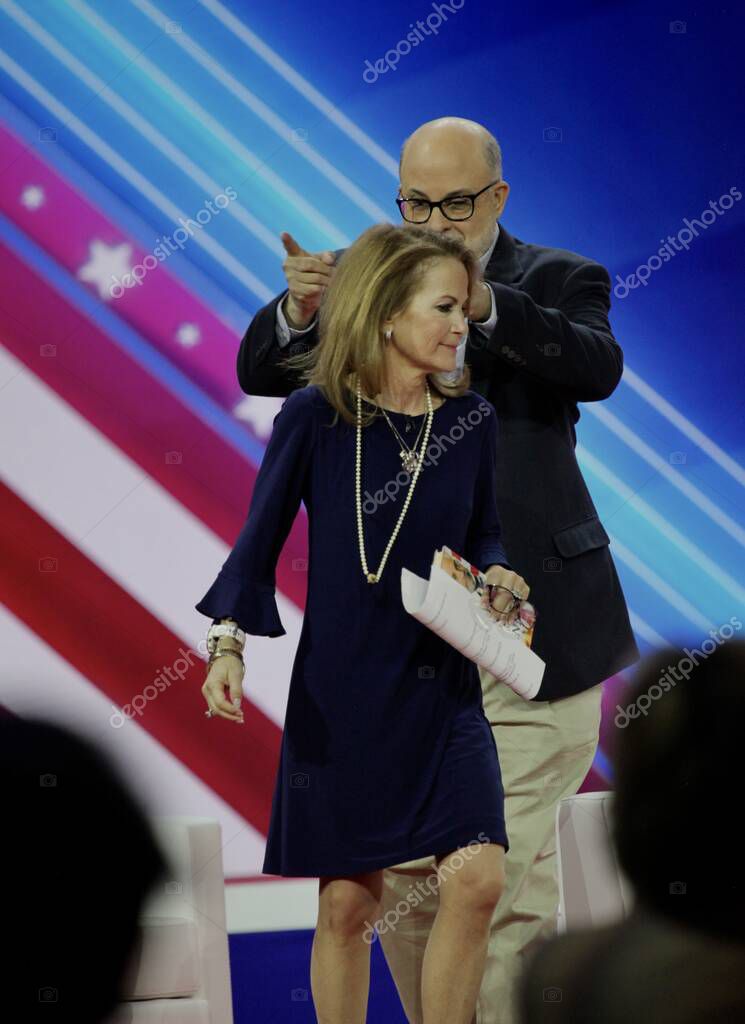 Mark Levin y Julie Strauss Levin en CPAC Covention Protecting America Now in Maryland. 04 de ...