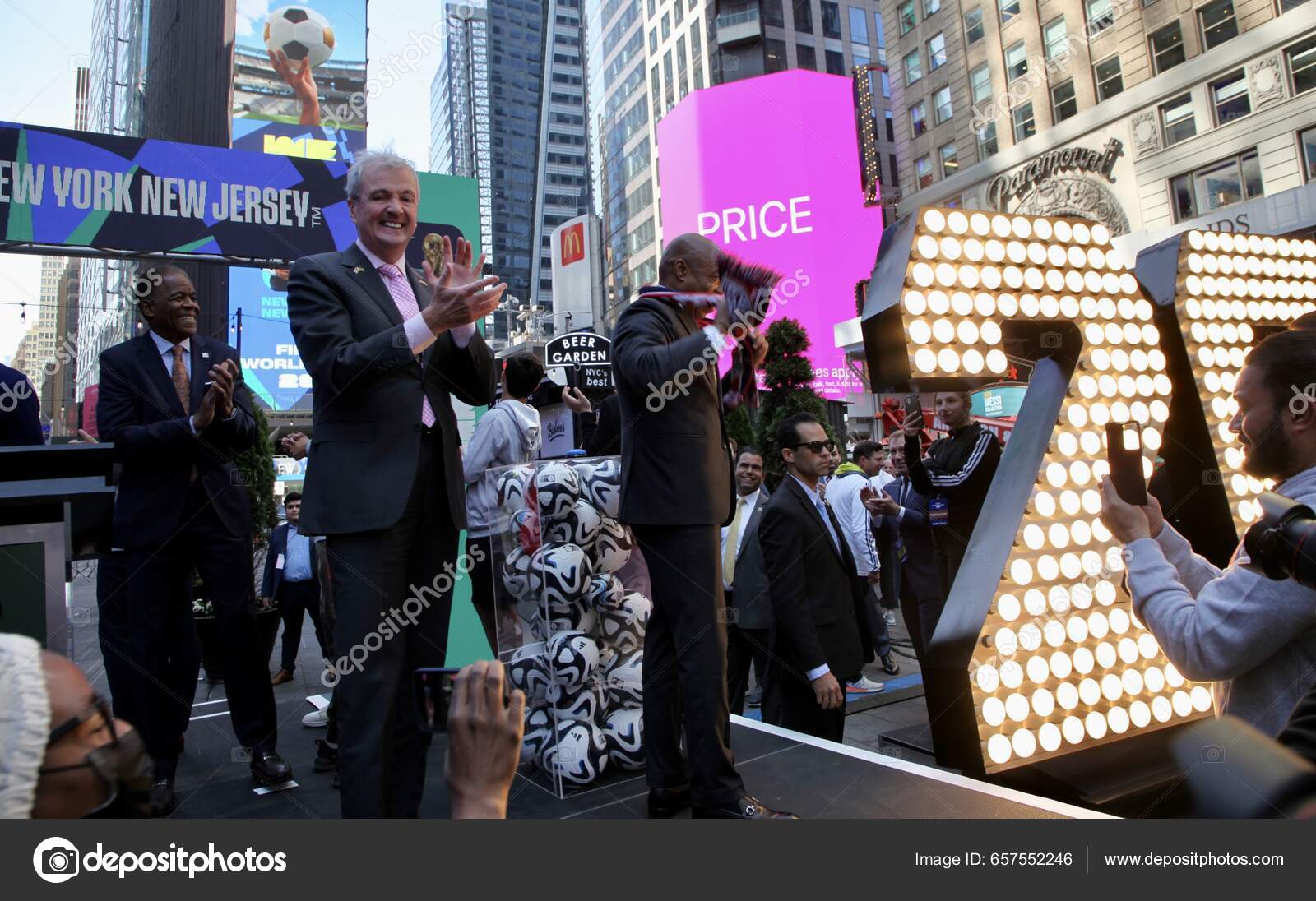 Fifa World Cup 2026 New York New Jersey Launch Event — Stock Editorial ...