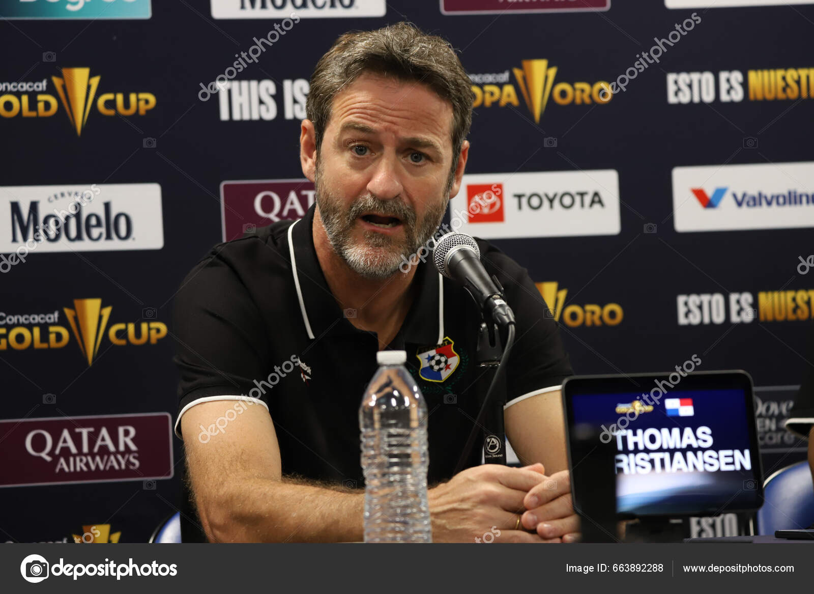 Spo Concacaf Gold Cup Press Conference Panama June 2023 Harison – Stock ...
