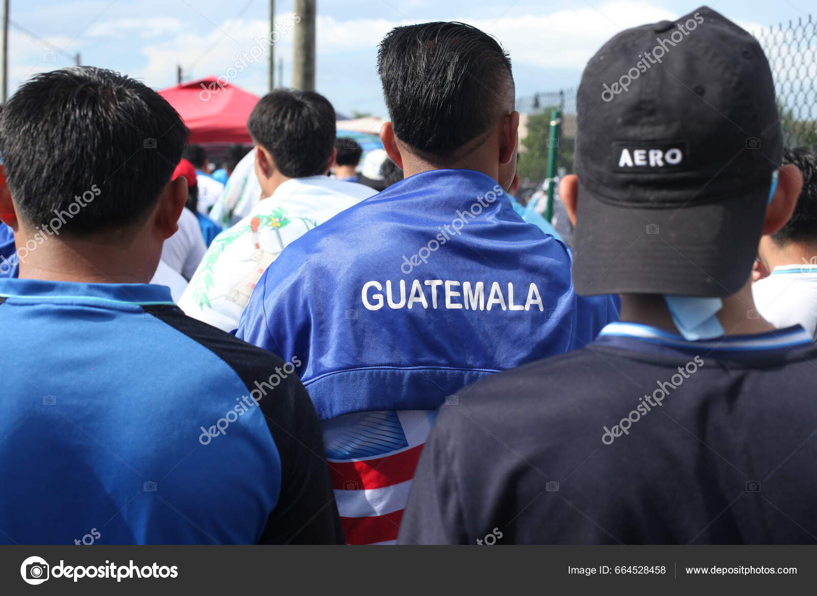 Fans Independence Mood Concacaf Gold Cup Guadalupe Guatemala July 2023 ...