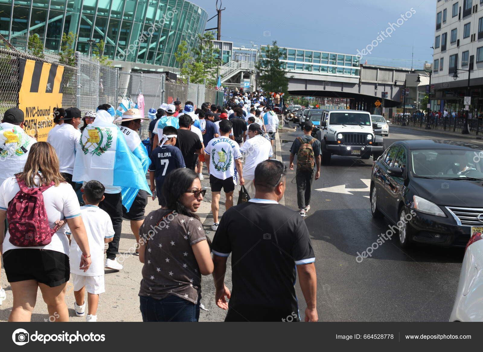 Fans Independence Mood Concacaf Gold Cup Guadalupe Guatemala July 2023 ...