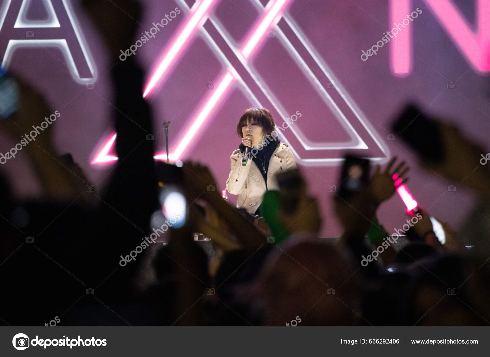 Nano Japanese Singer Performs Live Sao Paulo July 2023 Sao – Stock ...
