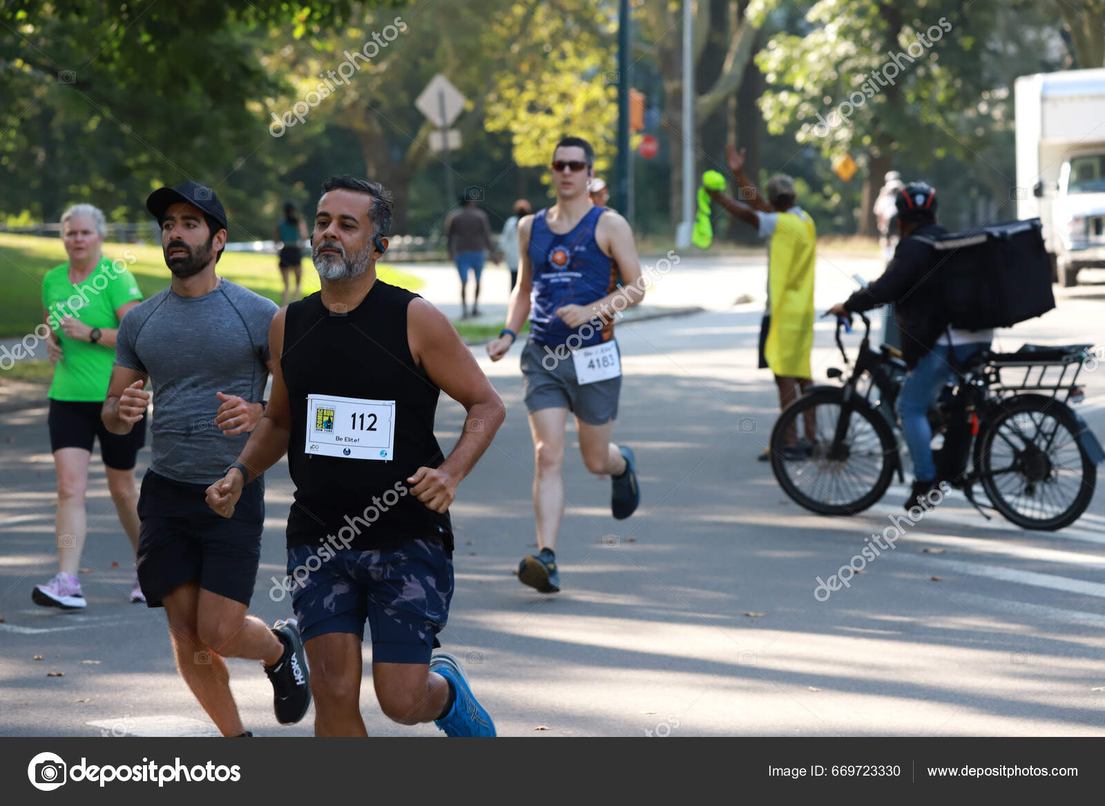 Comic Run 10K Central Park August 2023 New York Usa — Stock Editorial ...