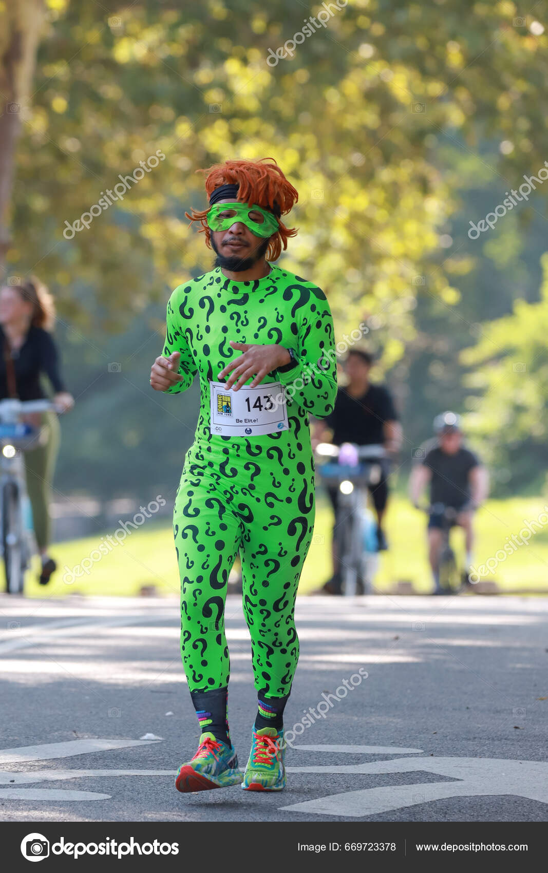 Comic Run 10K Central Park August 2023 New York Usa – Stock Editorial ...