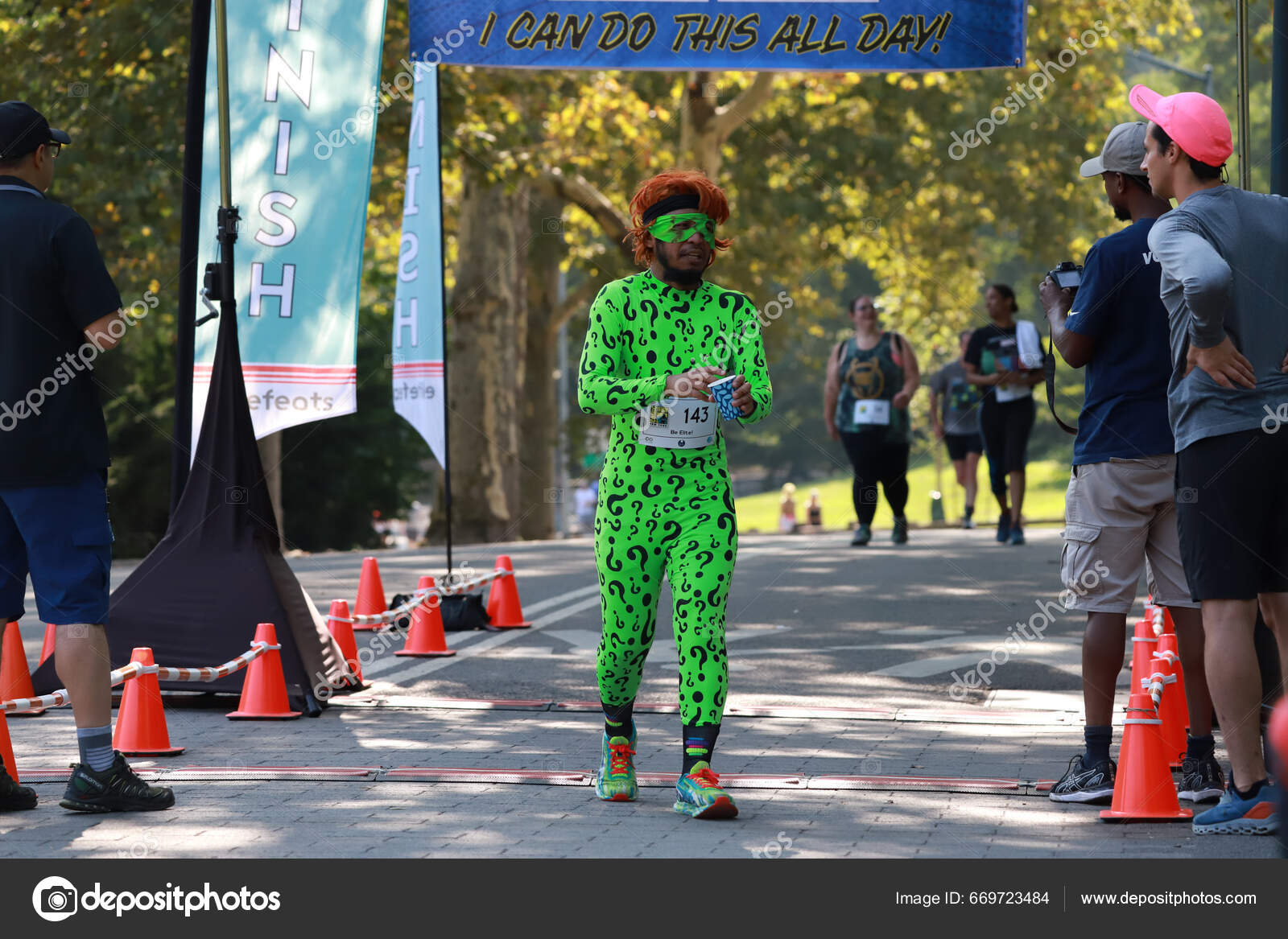 Comic Run 10K Central Park August 2023 New York Usa – Stock Editorial ...