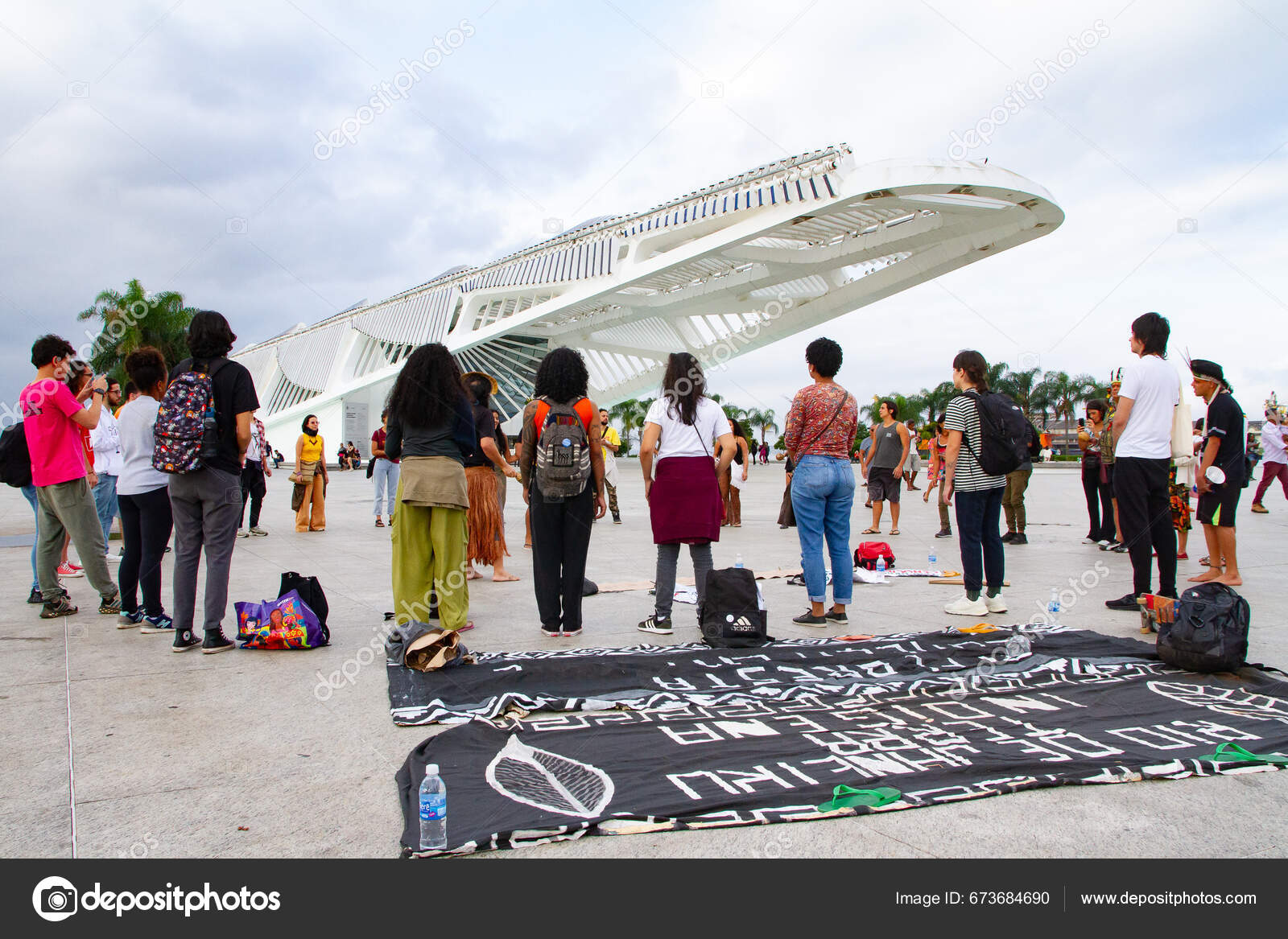Protest Temporal Framework Brazilian Indigenous People August 2023 Rio ...