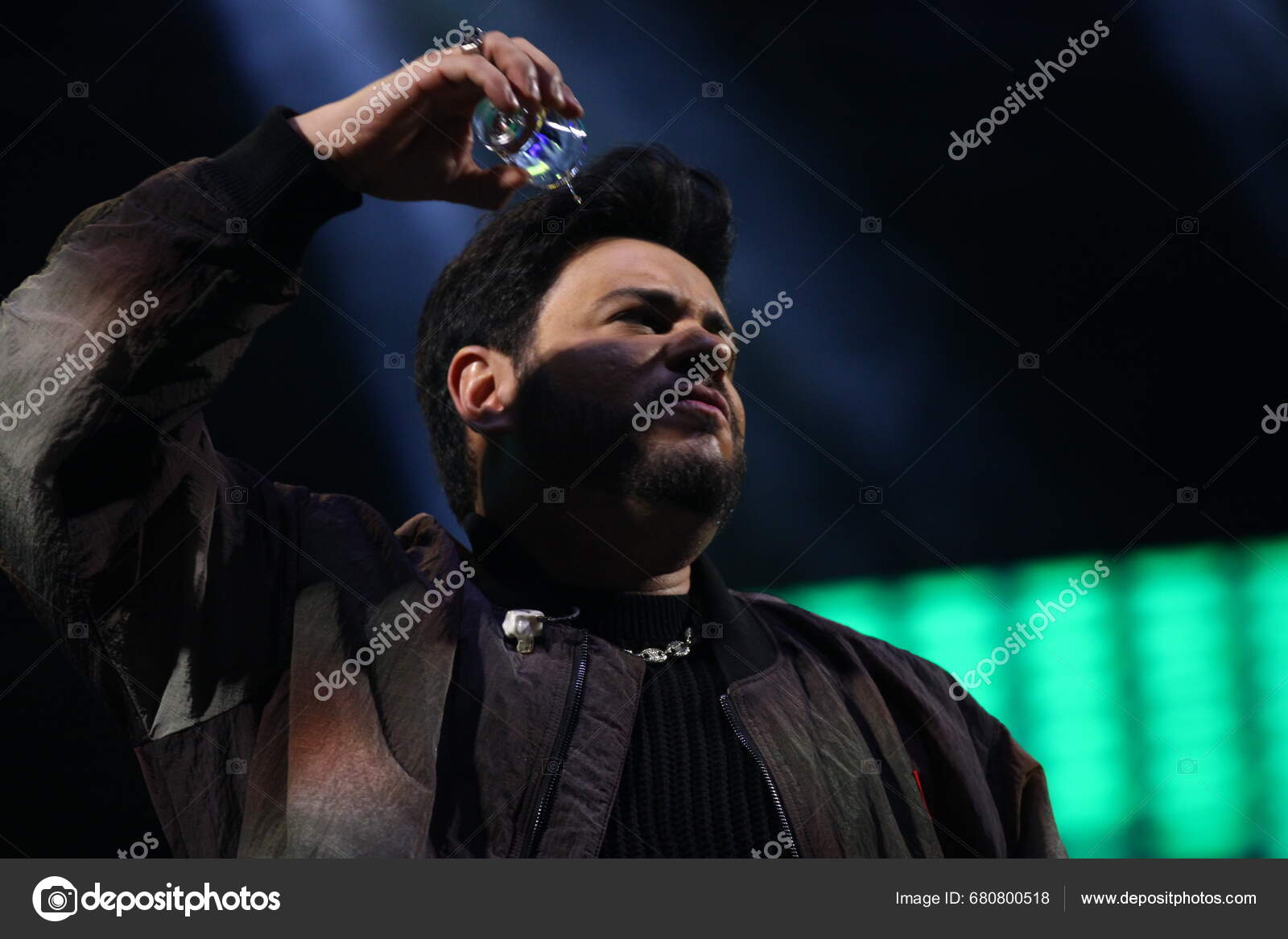 Curitiba Brazil 2023 Crowd Movement Show Singer Musician Composer ...