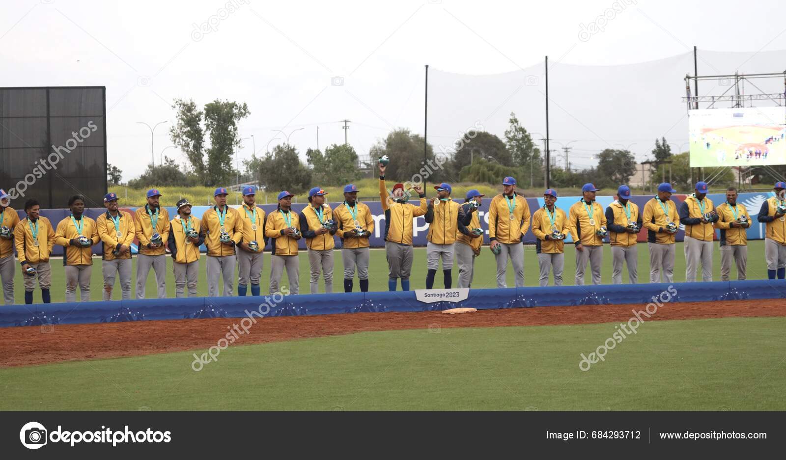 Santiago Chile 2023 Ceremony Medal Baseball Medal Ceremony Final Men's ...