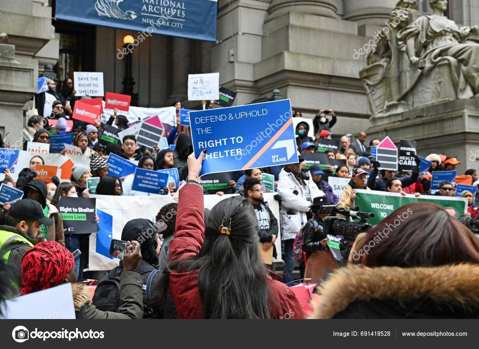 Various Human Rights Organizations Gather Together Support Migrants ...