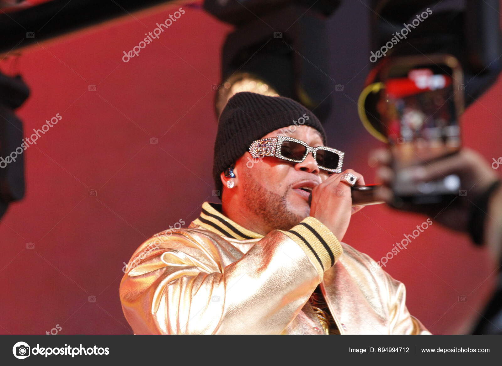 Flo Performs New Year's Eve Times Square December 2023 New – Stock ...