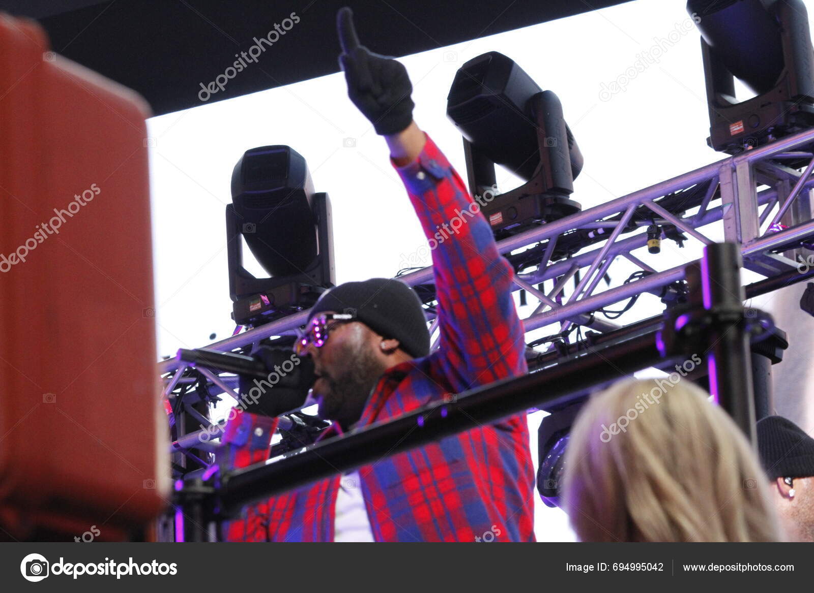 Flo Performs New Year's Eve Times Square December 2023 New – Stock ...