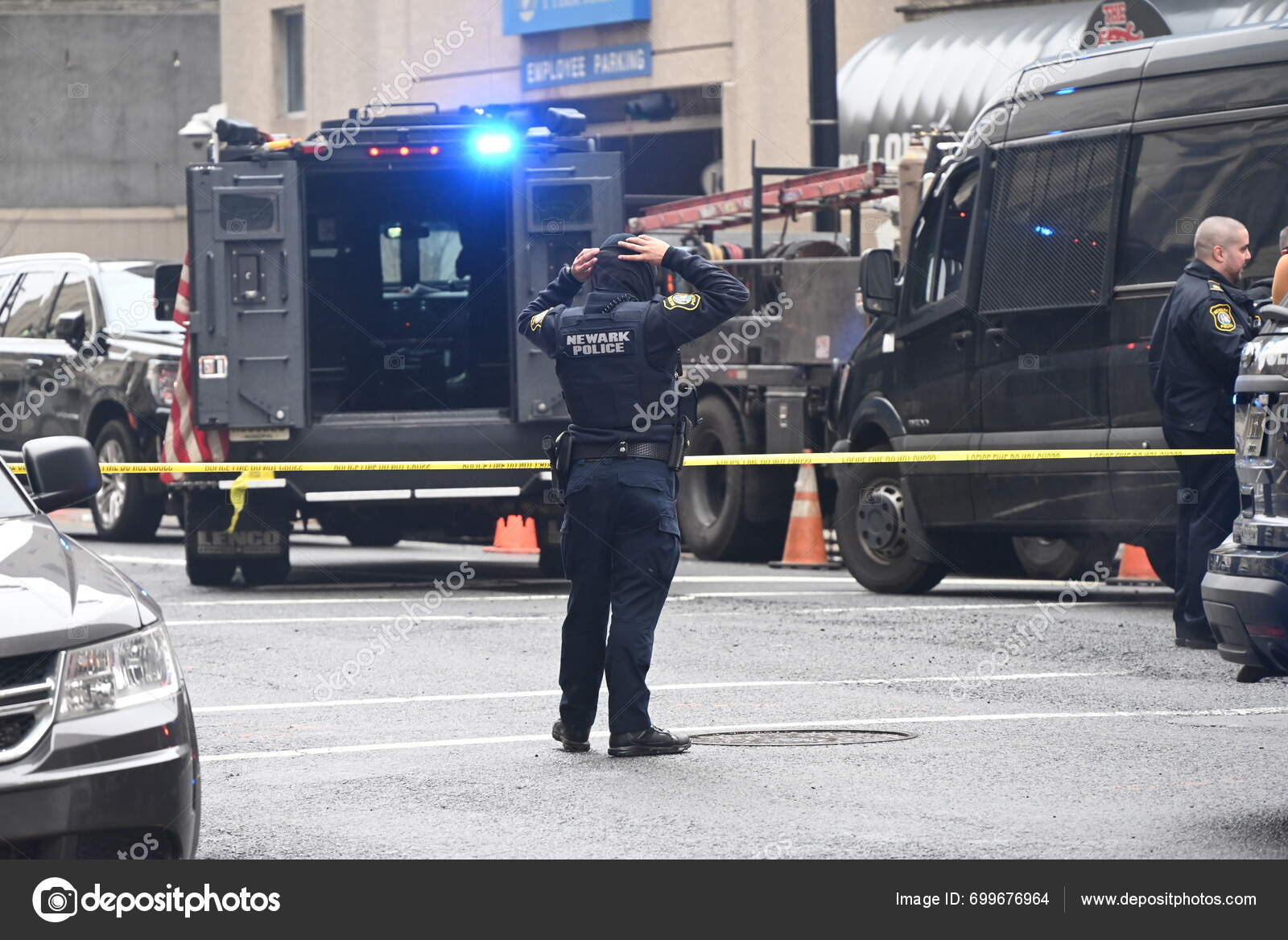 Robbery Suspect Causes Swat Respond Newark New Jersey January 2024 ...