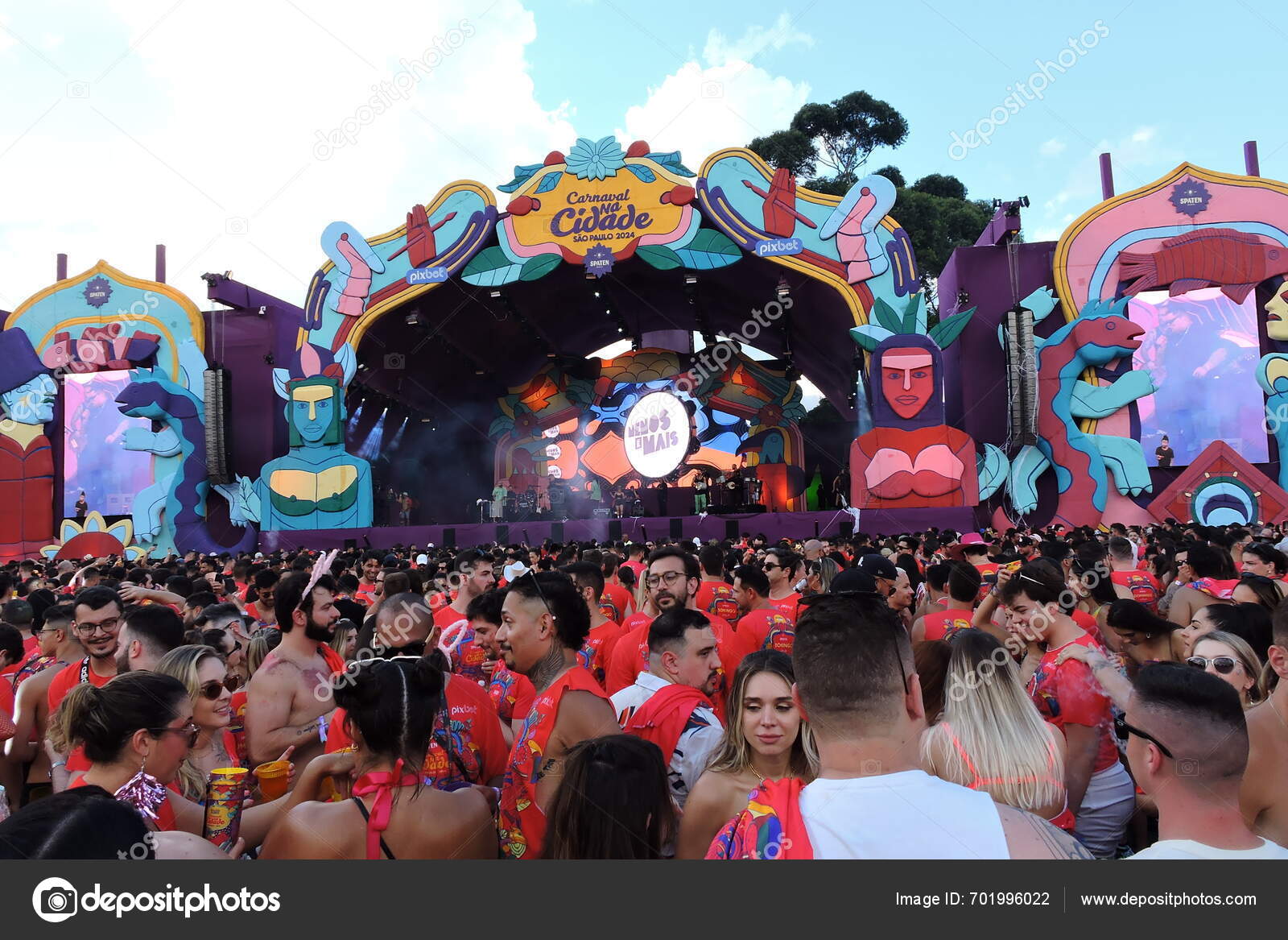 Sao Paulo 2024 Cultura Carnival Evento Cantora Ana Castela Apresentou ...