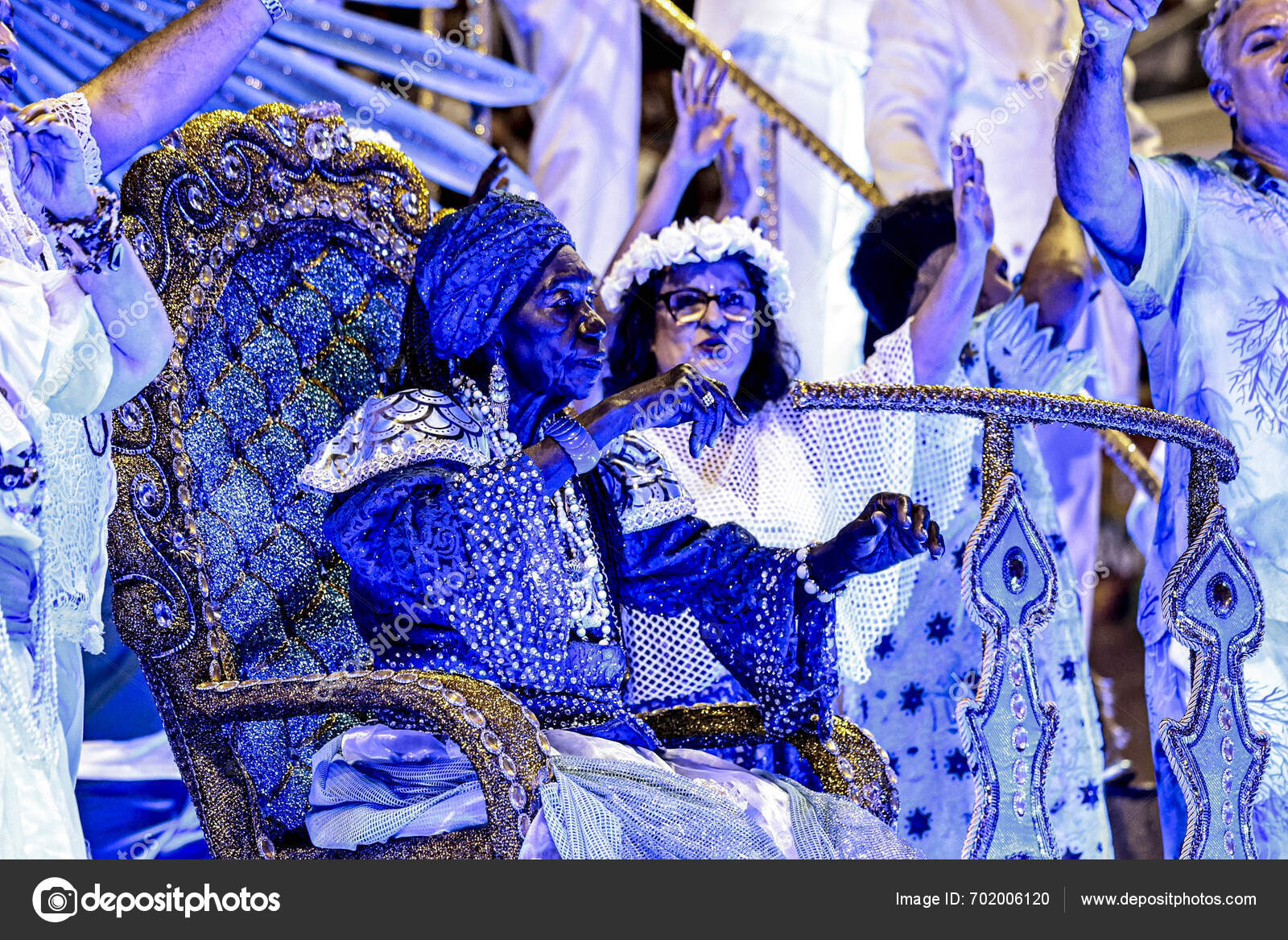 Sao Paulo Brasil 2024 Desfile Las Escuelas Samba Sao Paulo — Foto ...