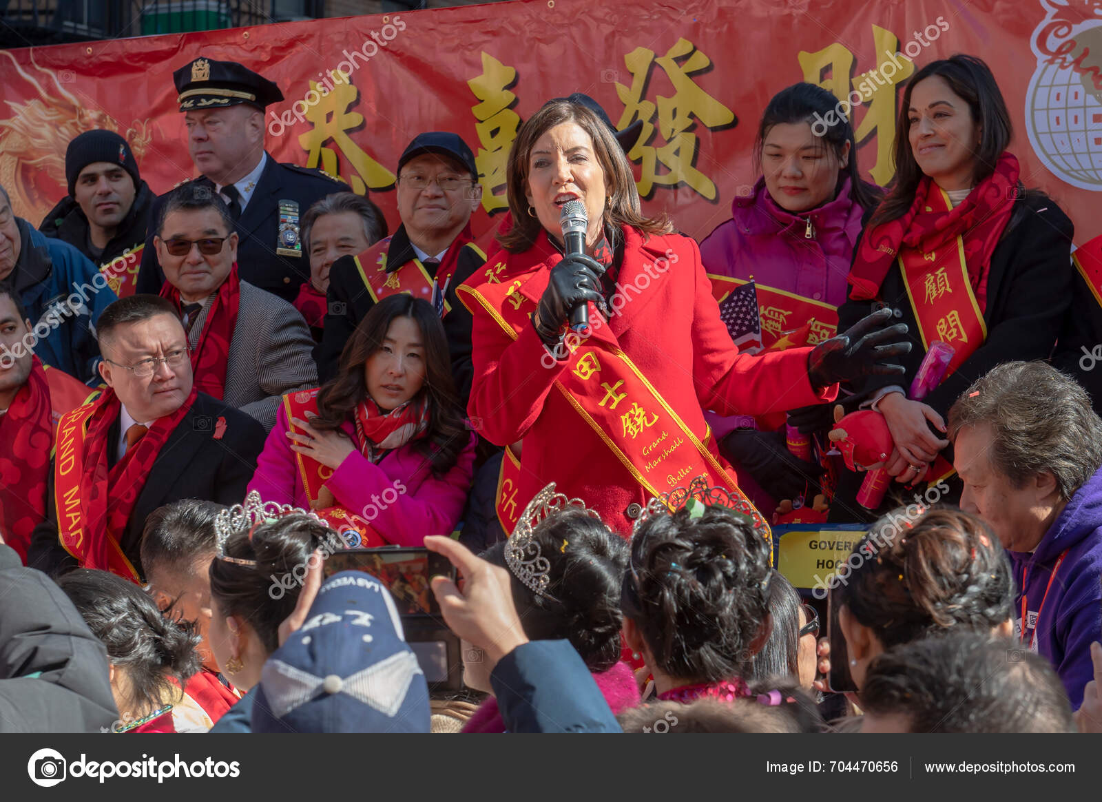 Chinatown Lunar New Year Parade February 2024 New York New — Stock Editorial Photo © thenews2 ...