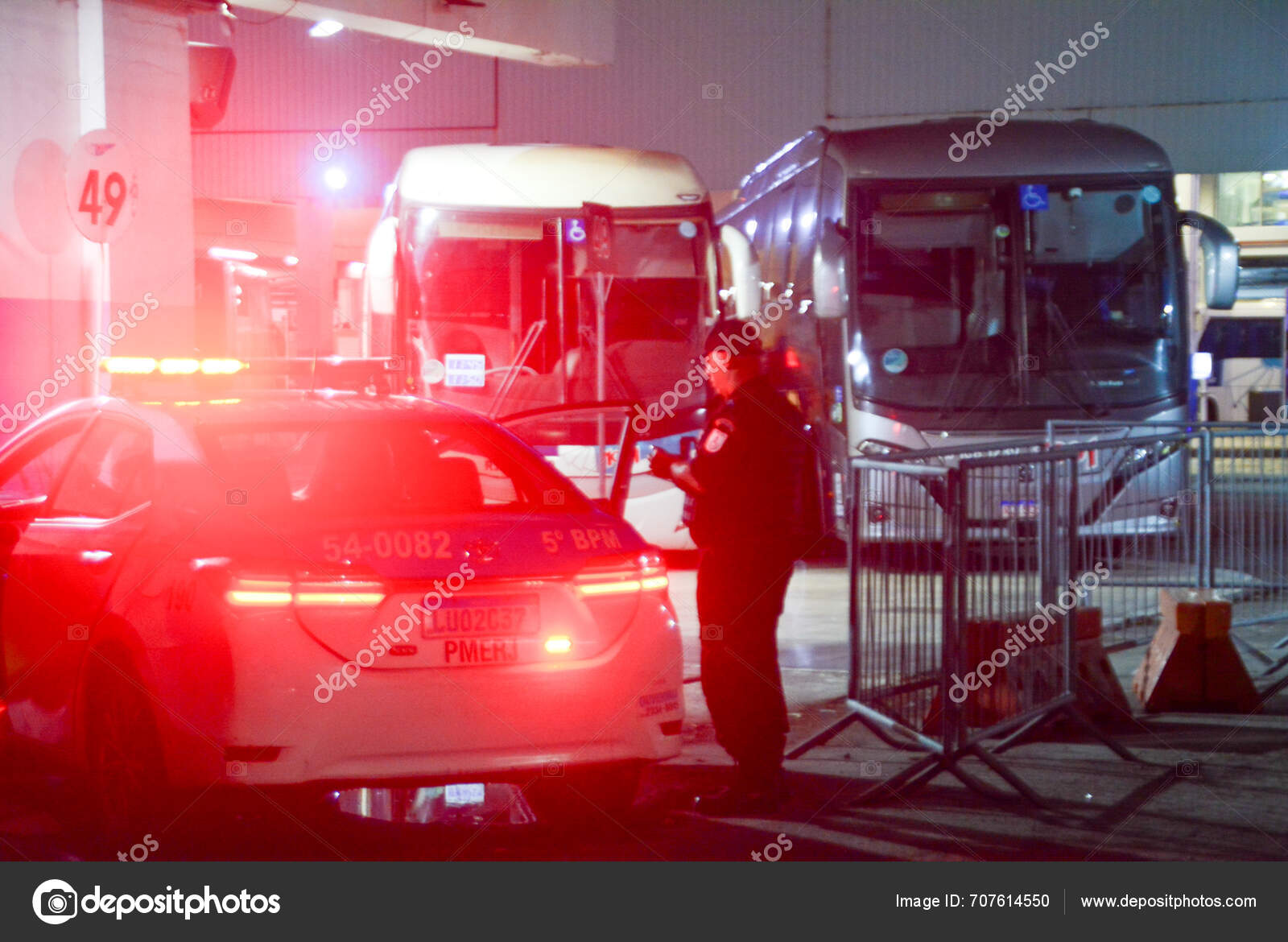 Rio Janeiro 2024 Man Pistol Takes People Hostage Bus Novo — Stock ...