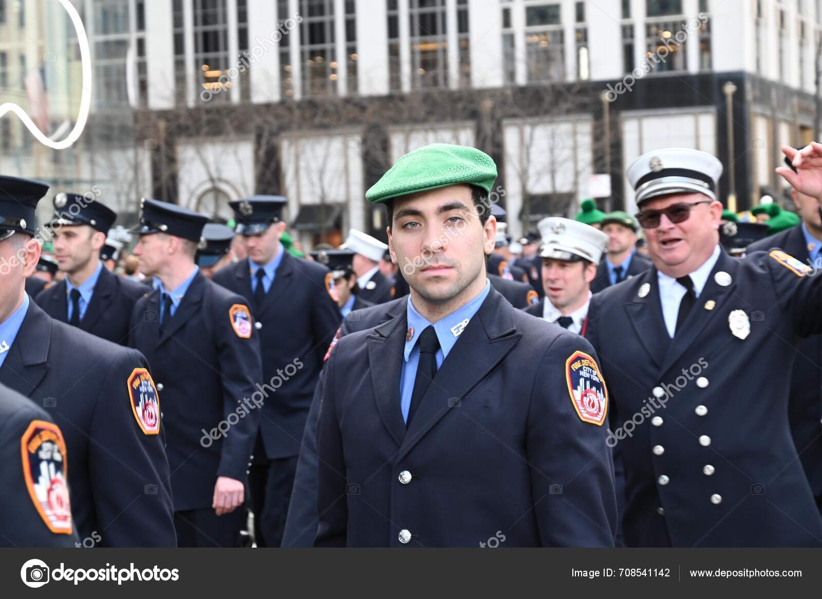 New York's 263Rd Patrick's Day Parade March 16Th 2024 New — Stock ...
